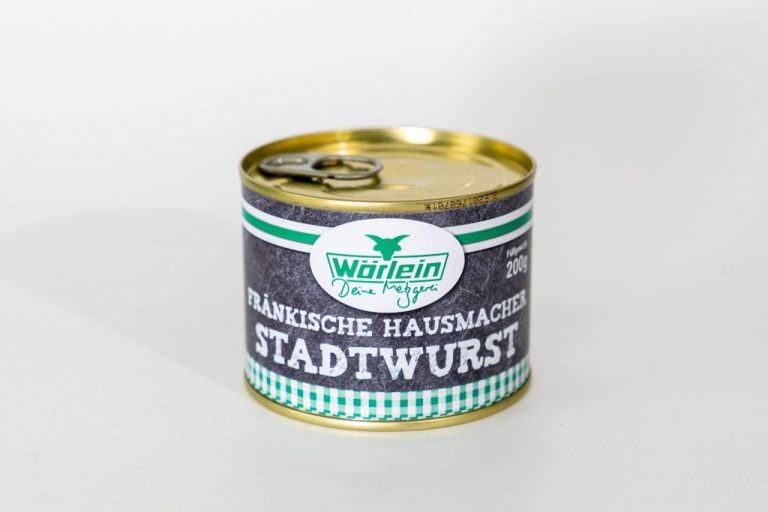 Fränkische Hausmacher Stadtwurst200g - Metzgerei Woerlein
